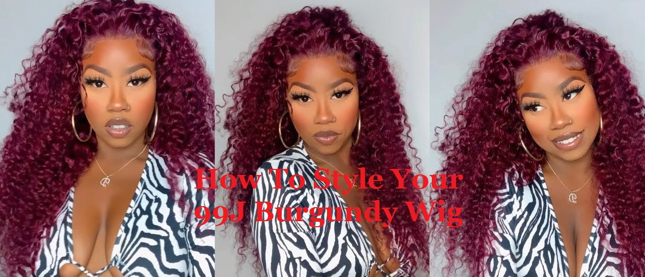 How To Style Your 99J Burgundy Wig – Alipop Official Store